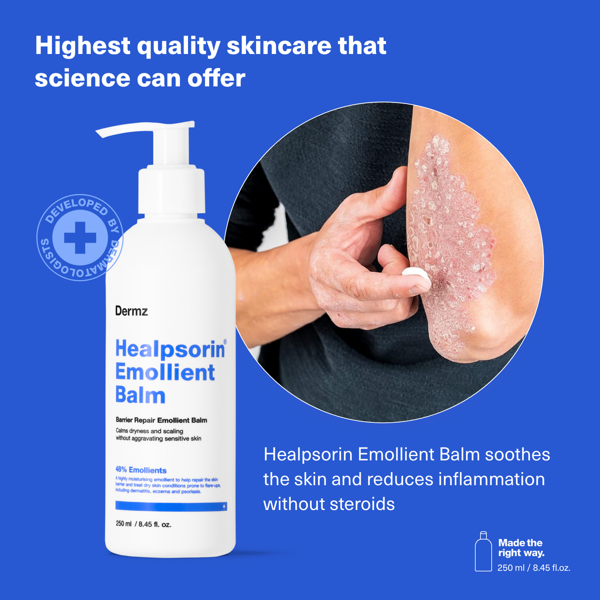 Healpsorin Emollient Balm - Nourishes and Calms Rough Skin